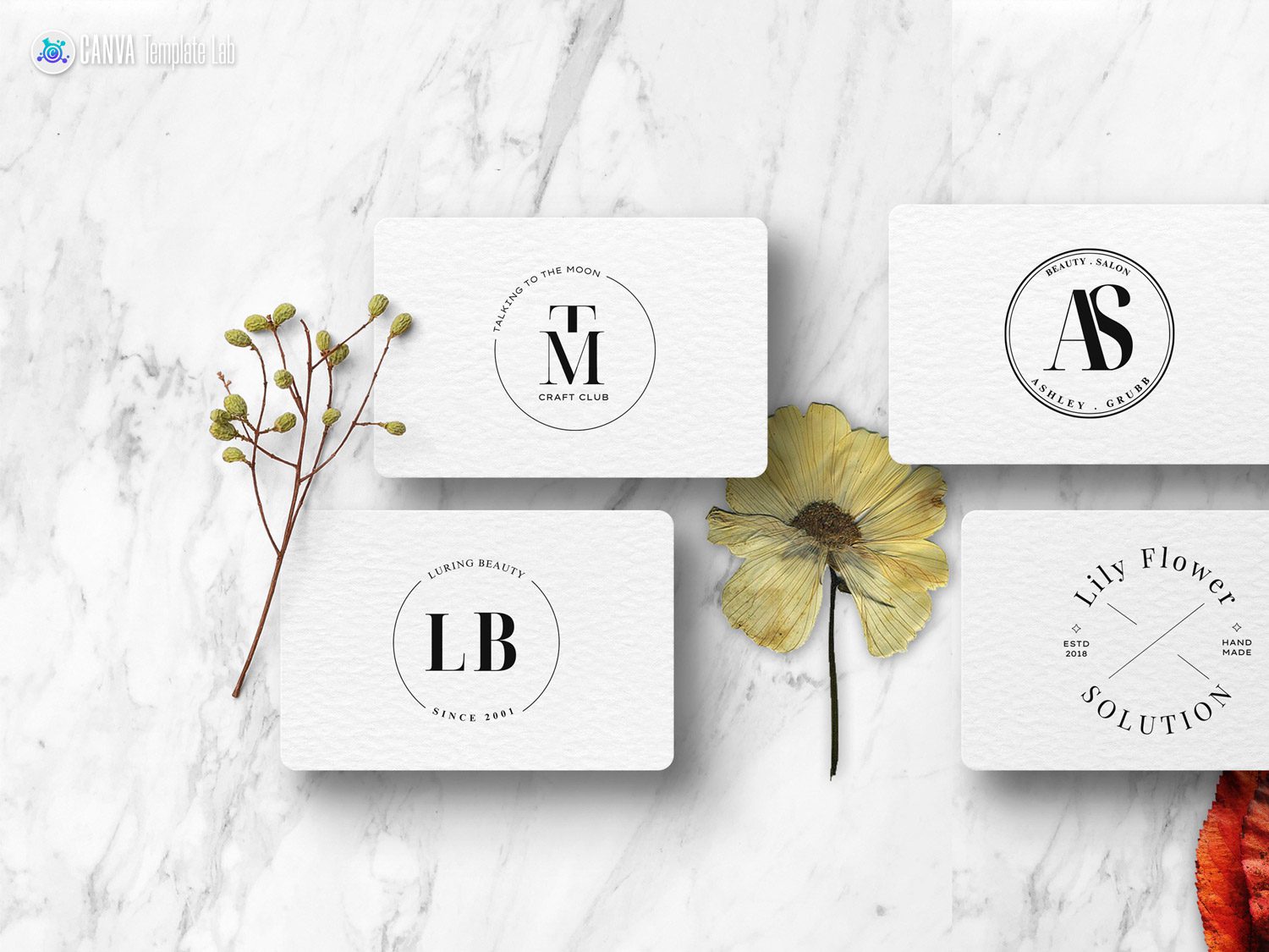 7 Premade Canva Logo Templates - Turnit Studio