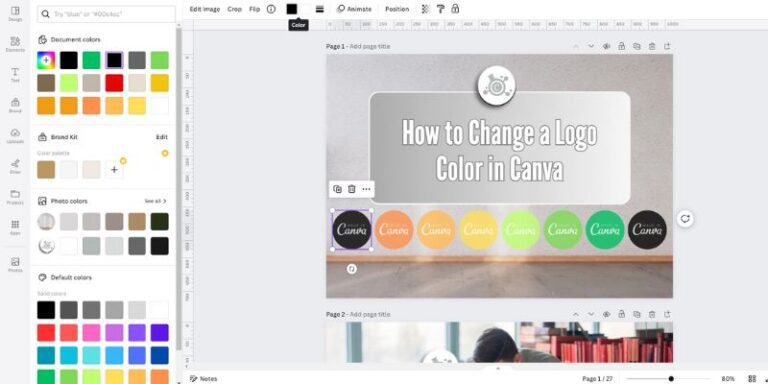 How to Change a Logo Color in Canva: A Step-by-Step Guide - Turnit Studio