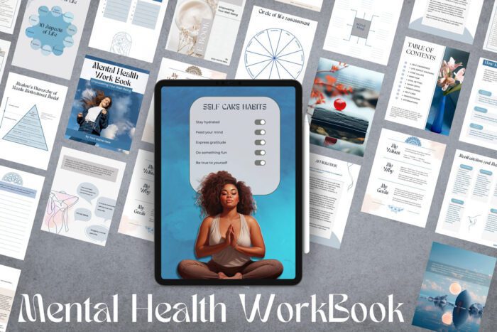 Mental Health Workbook Canva Template - Turnit Studio