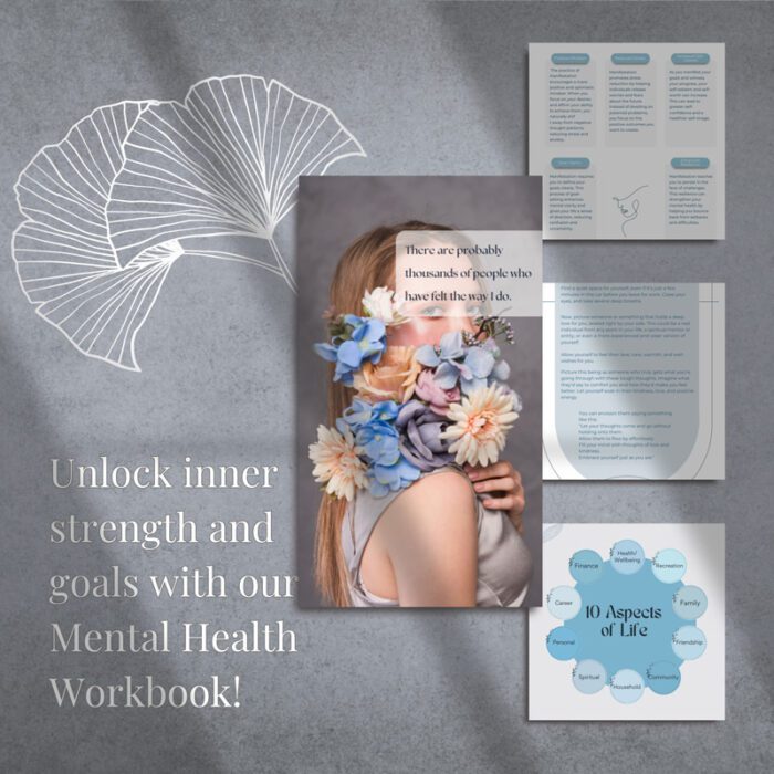 Mental Health Workbook Canva Template - Turnit Studio