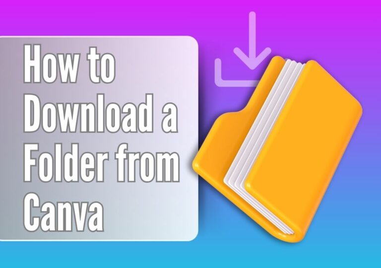 How to Download a Folder in Canva - Turnit Studio