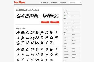 Friends font on canva - Turnit Studio