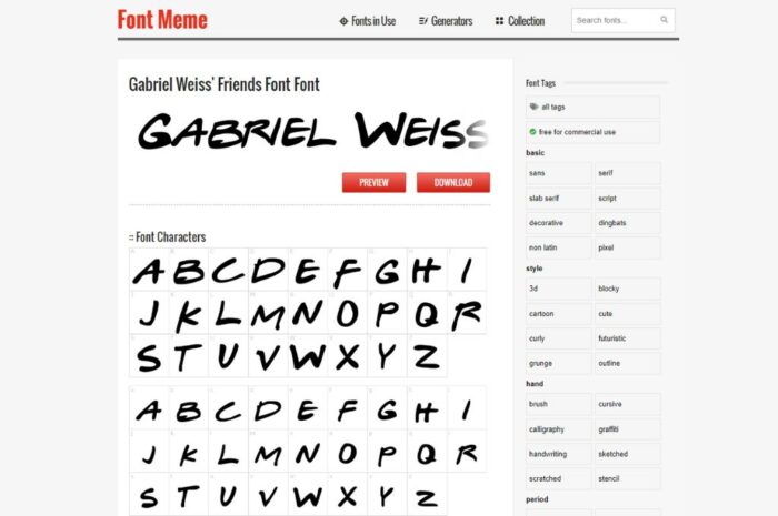 Friends font on canva - Turnit Studio